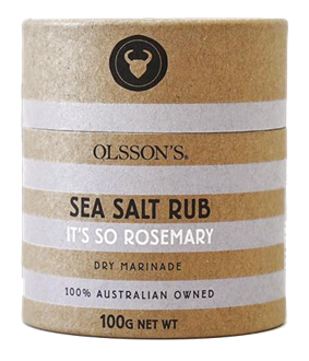 Rosemary Salt Rub (Kraft Canister) - 100g – Phoebe's Moree